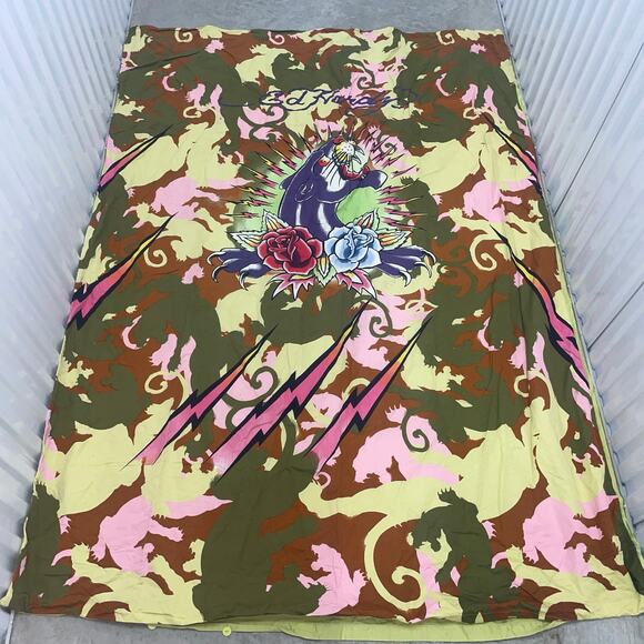 Ed Hardy | Bedding | Collectible Ed Hardy Queen Duvet Comforter Y2k ...